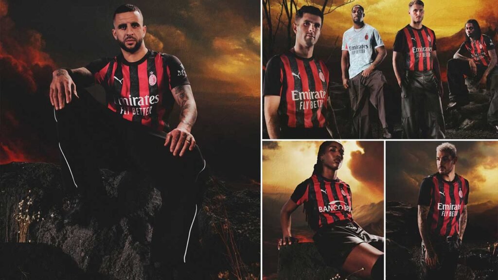 PUMA Reveals AC Milan 2025/26 Home Shirt with Devil Flame Motif