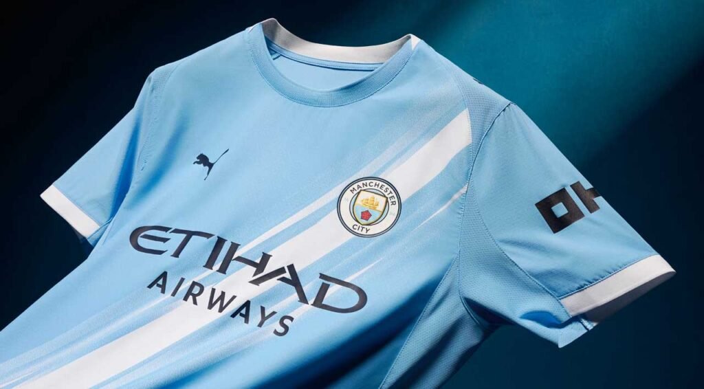 Manchester City 2025/26 Home Kit by PUMA: Iconic Sash Debuts in Sky Blue
