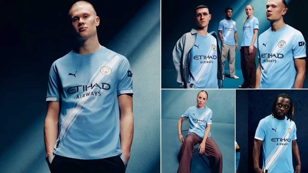 Manchester City 2025/26 Home Kit by PUMA: Iconic Sash Debuts in Sky Blue