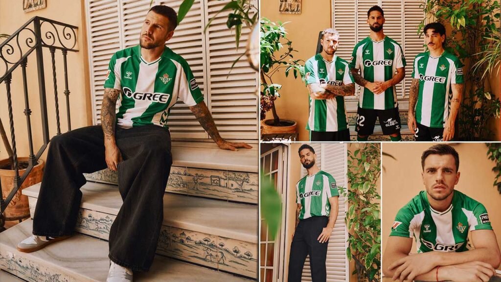 Real Betis Launch 2025/26 Hummel Home Kit with Bold Stripes and Retro ...