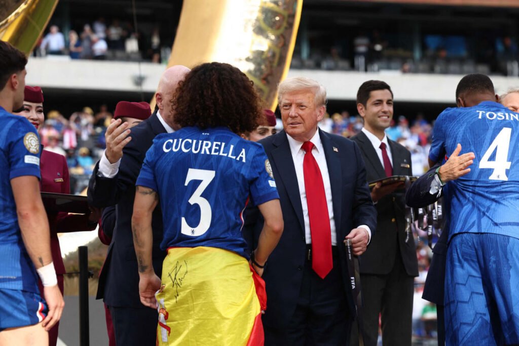 Cucurella Recalls Fear of Trump During Club World Cup Final Ceremony ...